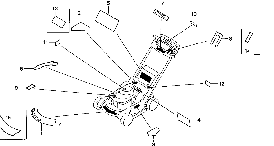 Honda Decal Throttle Sticker